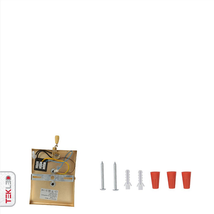 Golden Metal Swing Arm Flaxen Frustum Wall Light with Pull Down Switch ...