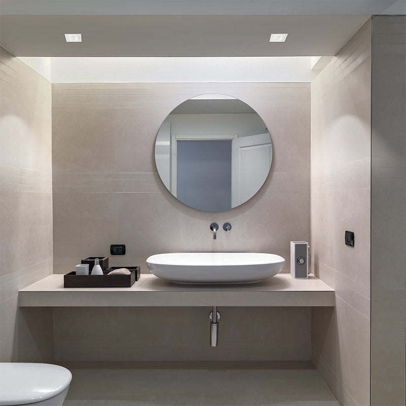 Rectangle Polycarbonate Tilt Recessed Downlight GU10 White or Black ...