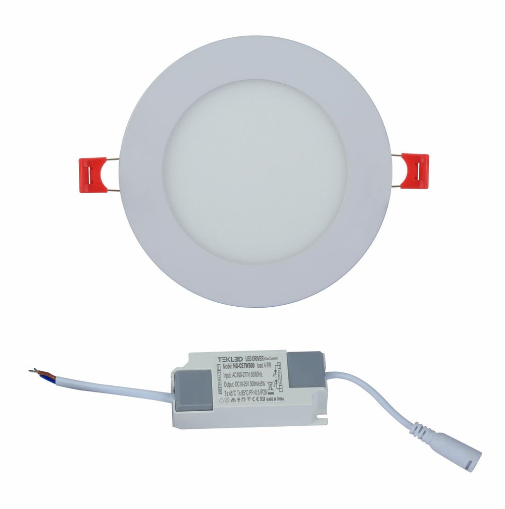 Downlight LED Round Slim Panel Light 6W D120mm | TEKLED