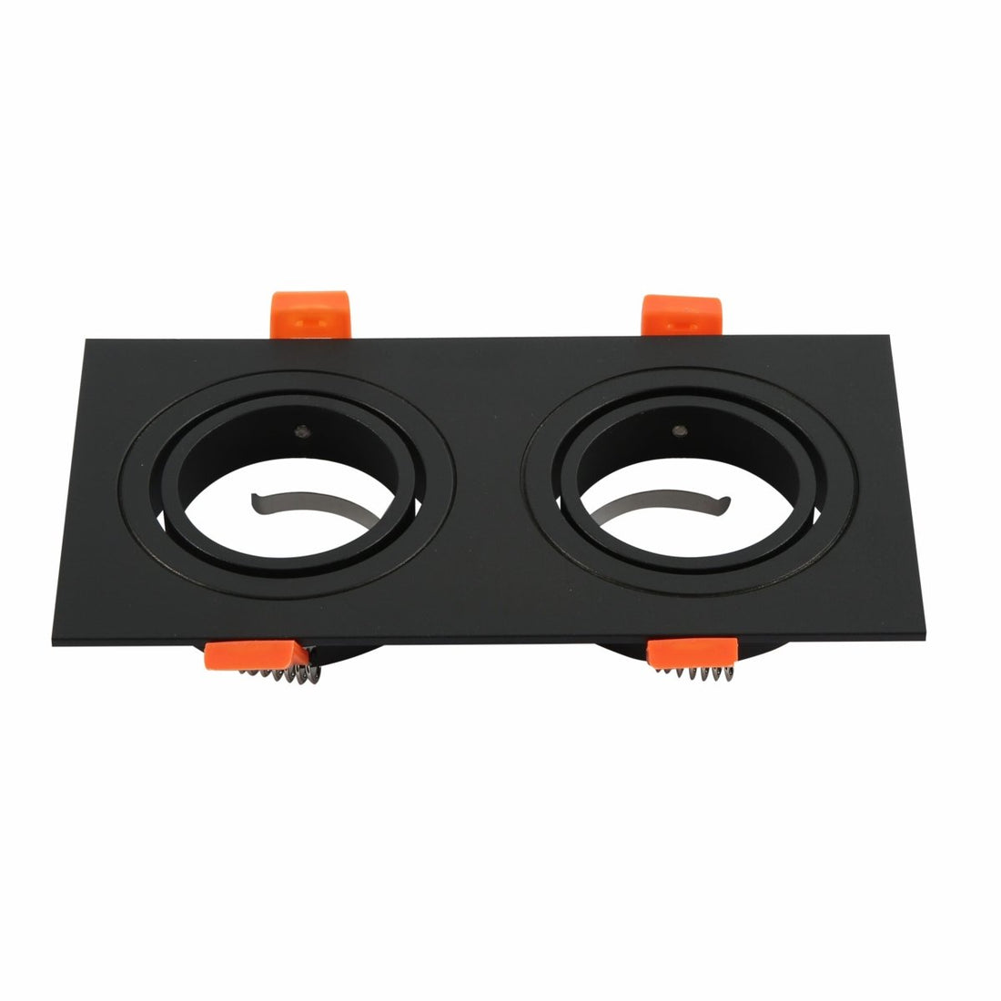 Rectangle Recessed Tilt Downlight GU10 White or Black | TEKLED