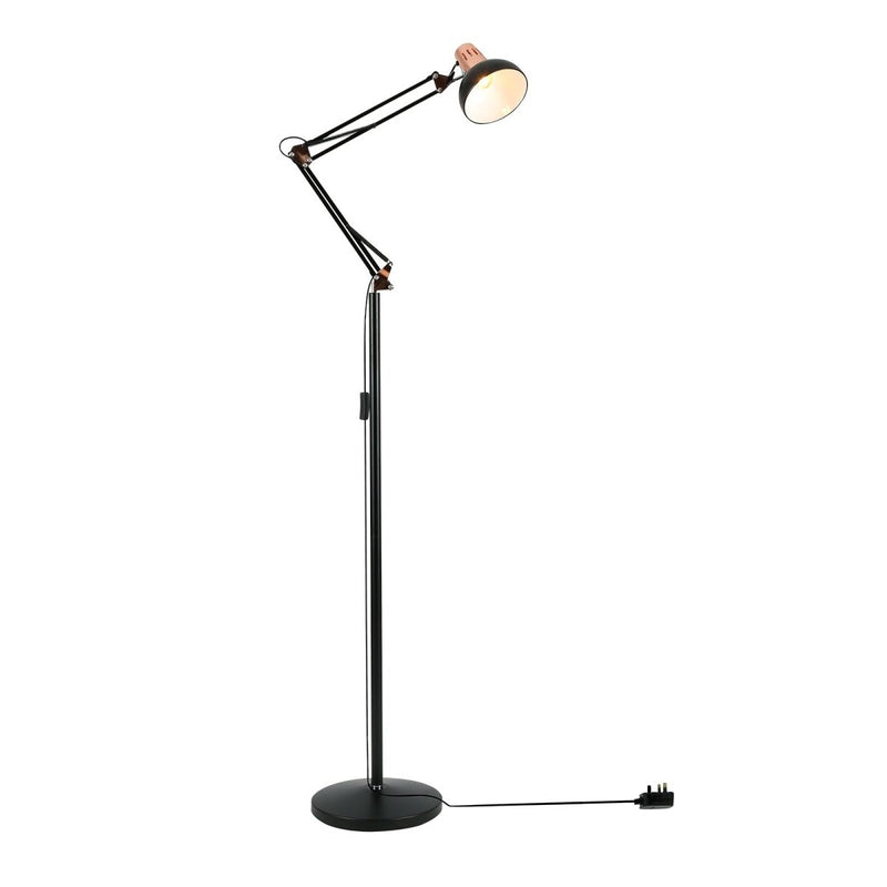 Swing Arm Architect Model Floor Lamp E27 Silver Red Black Copper | TEKLED