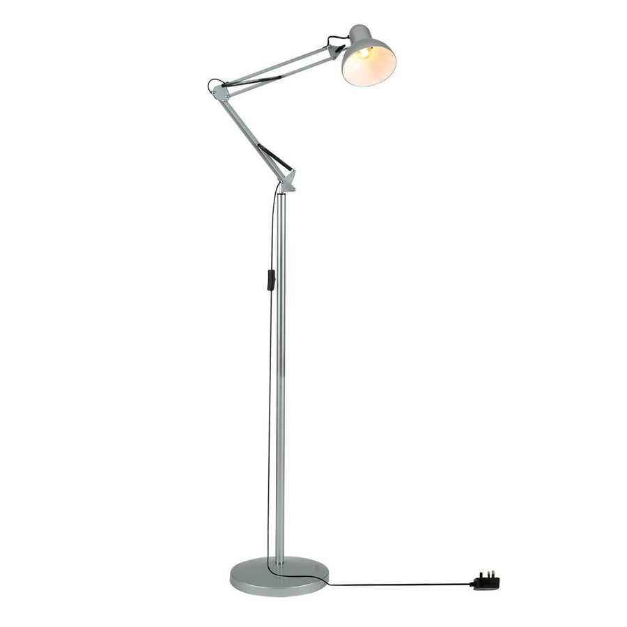 Swing Arm Architect Model Floor Lamp E27 Silver Red Black Copper | TEKLED
